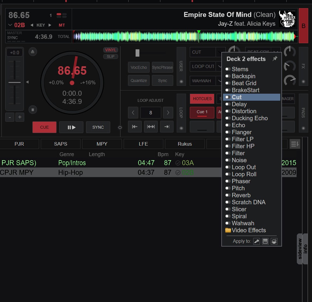 VirtualDJ - Can the Deck FX buttons be customized with code or is it Possible to Figure Out How ...